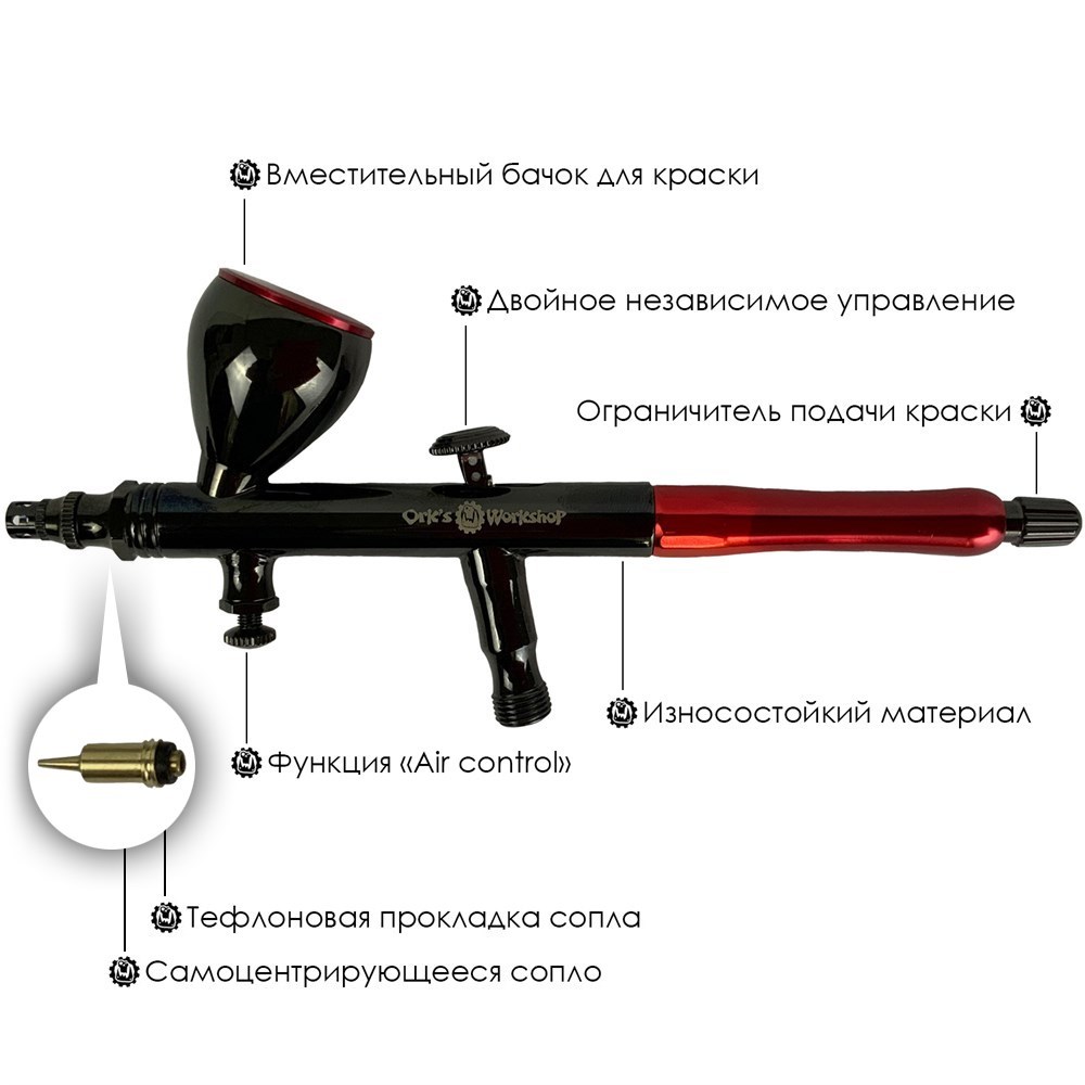 Купить Аэрограф OW "Протон-1" Профессионал цена 3 079 руб. в интернет ...